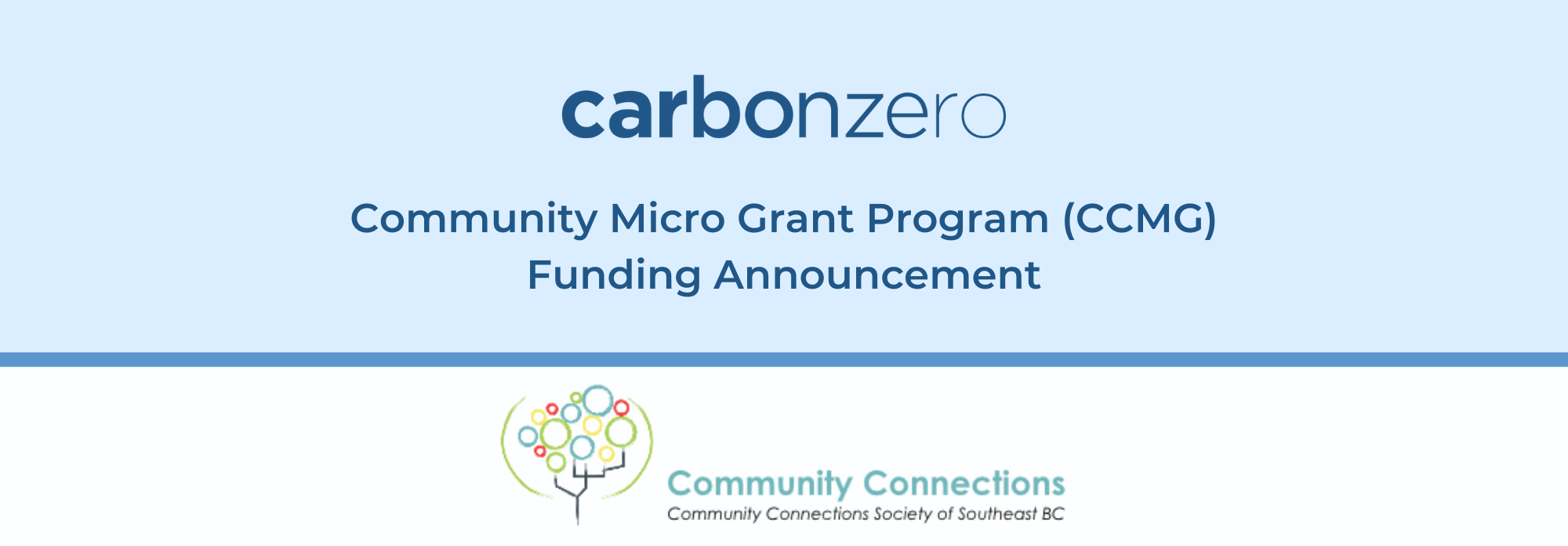 Carbonzero Awards Community Micro Grant (CCMG) Program Funding
